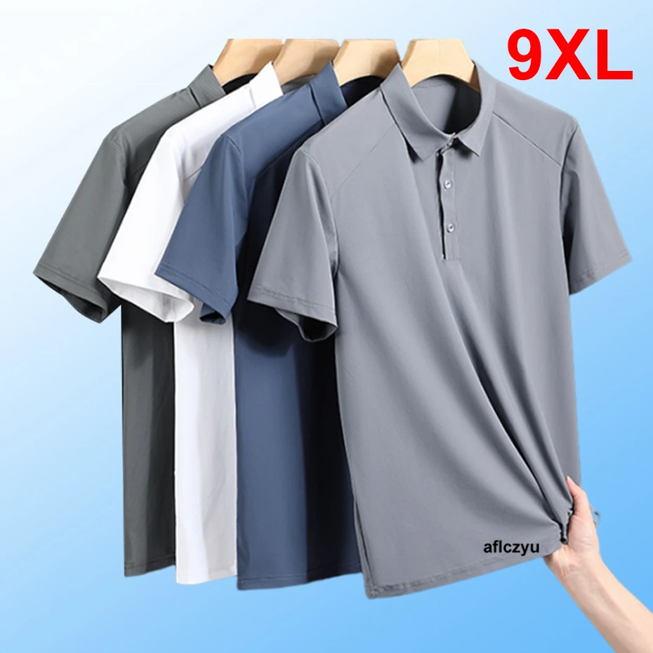 Quick-Drying-Polo-Shirt-Men-Summer-Short-Sleeve-Polo-Shirts-Plus-Size ...