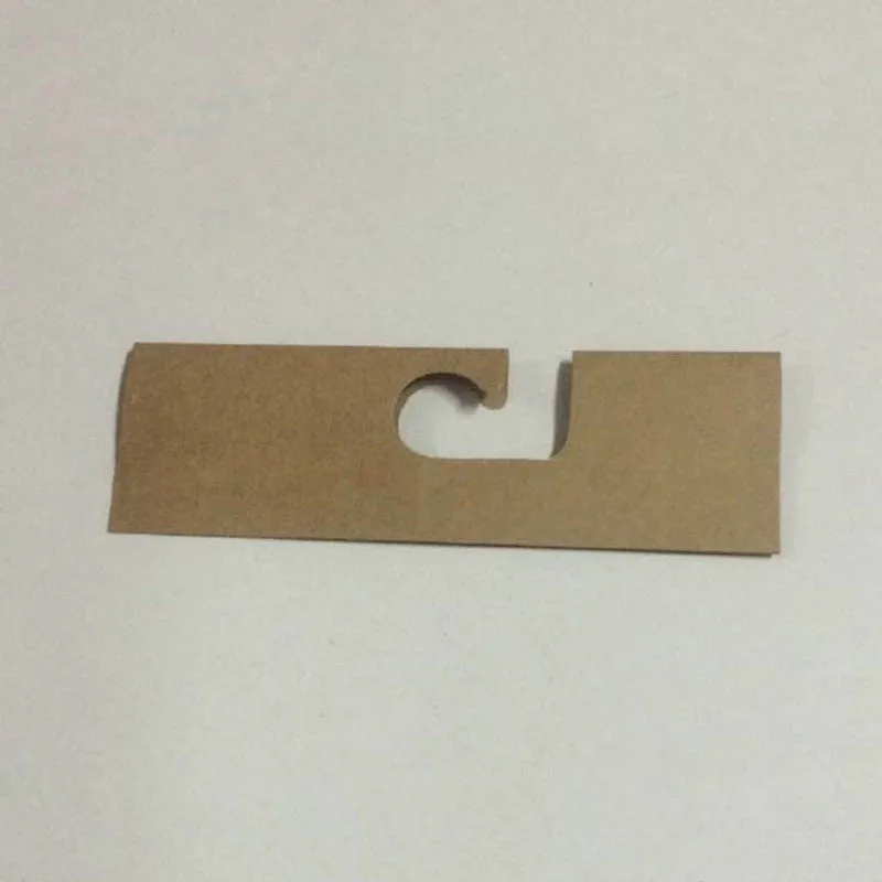 50pcs Fabric Swatch Hanger Kraft Paper Rug Header Card Hook Leather ...