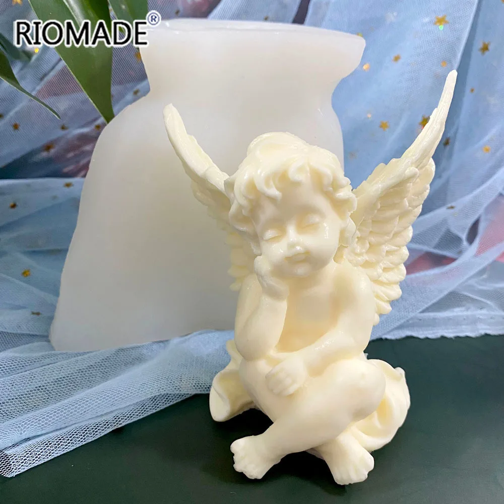Big-Size-3D-Angel-Silicone-Candle-Mold-DIY-Handmade-Crafts-Aromatherapy ...