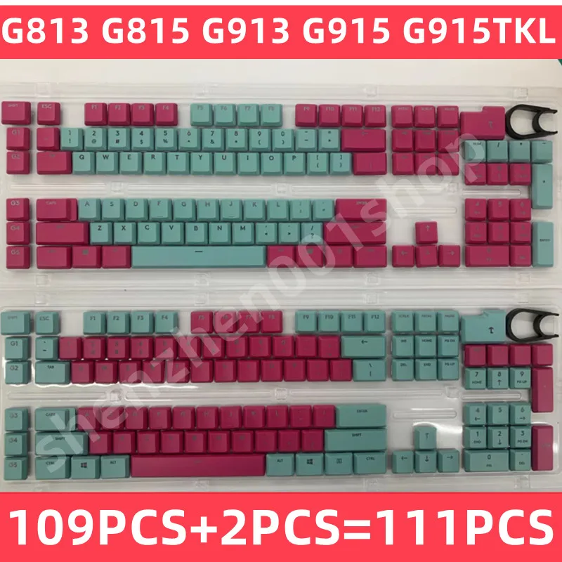 full set 109pcs + 2pcs KeyCaps for Logitech G813 G815 G913 G915 ...
