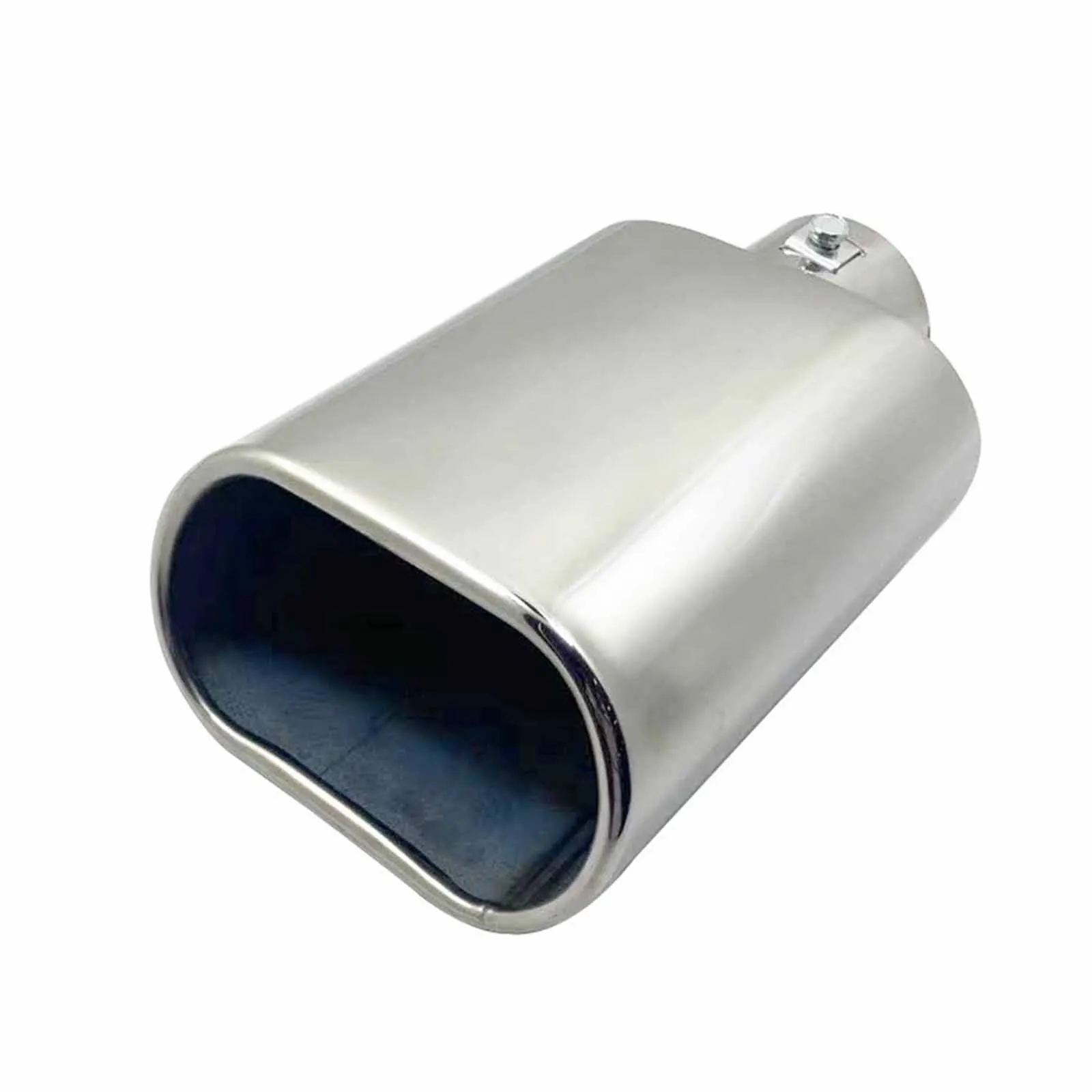 Universal Square Car Exhaust Muffler Tips Adjustable Inlet For 1.5 To 2 ...