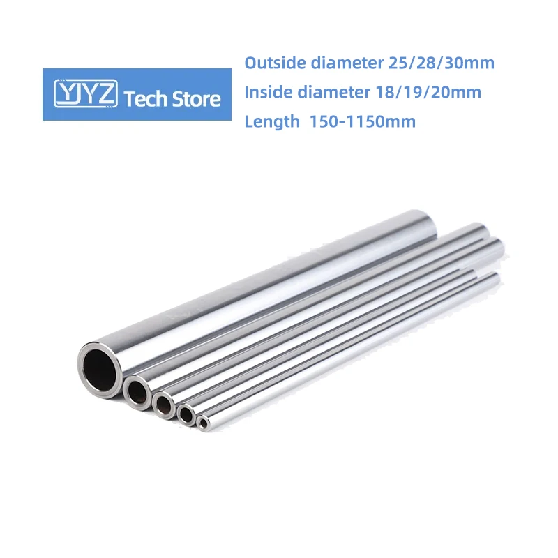 1-2PCS-Linear-Optical-Axis-Chrome-Plated-Round-Rod-Polished-Rods-Guide ...