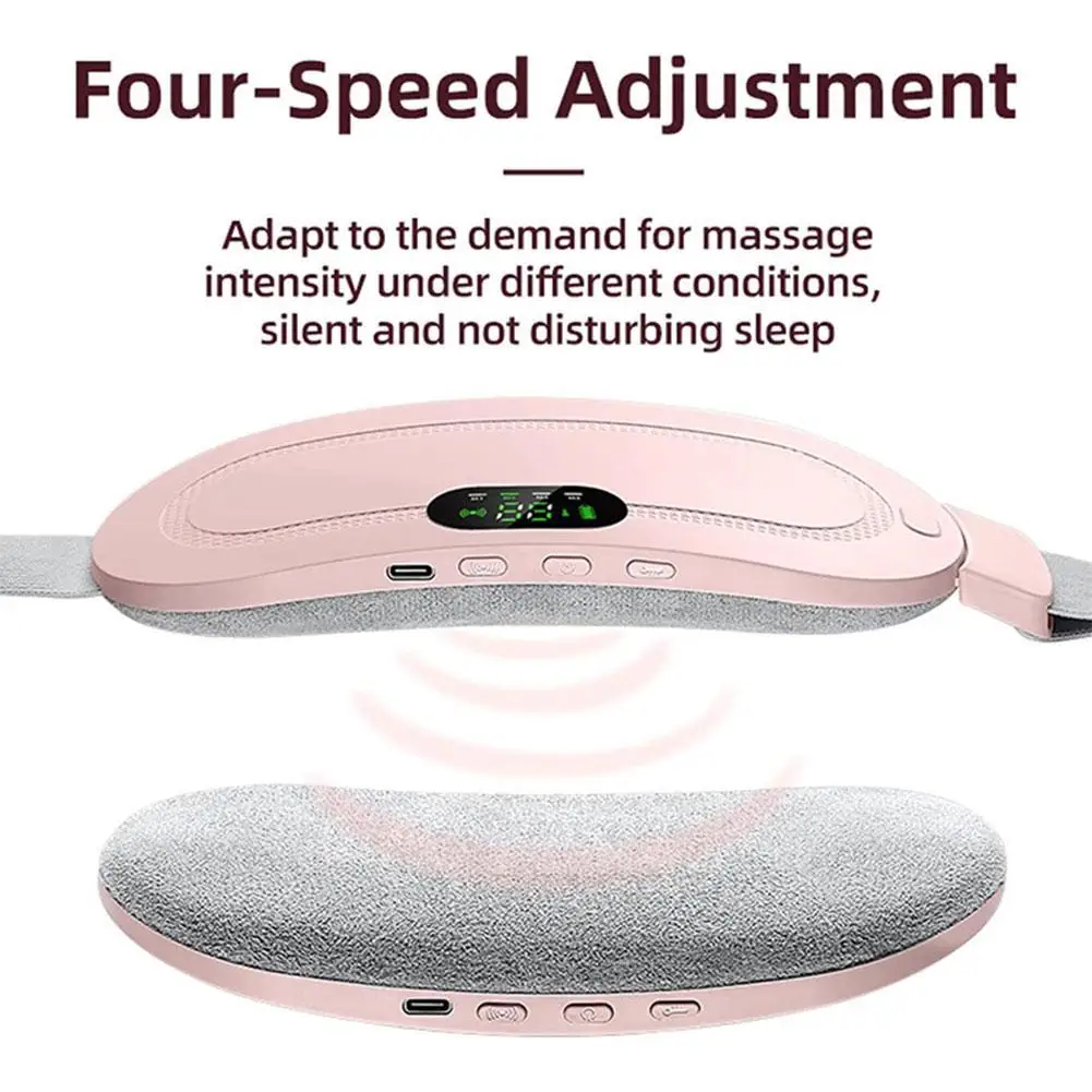 1set Electric Period Cramp Massager Vibrating Heating Belt for ...