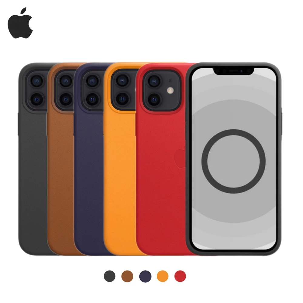 Original-Apple-Magnetic-Animation-Leather-Case-Magsafe-for-iPhone-12 ...