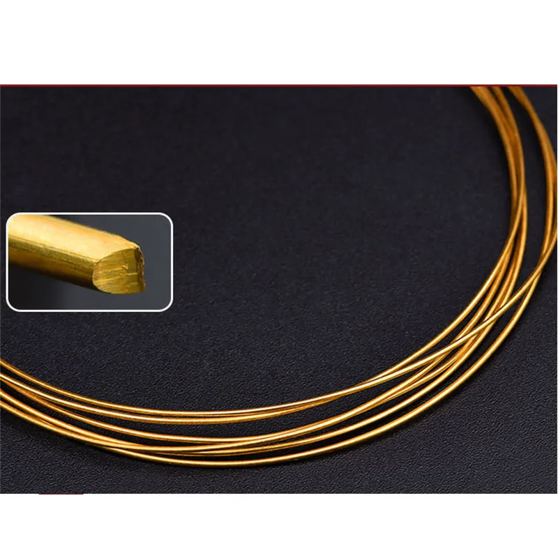 10CM Pure Gold 24k Gold Thread DIY Bracelet Necklace Earrings Fine ...
