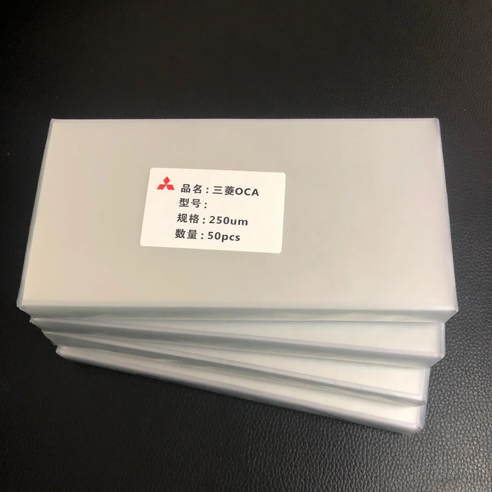 50Pcs 250um OCA Clear Optical Adhesive For Samsung Galaxy A10 A20 A30 ...