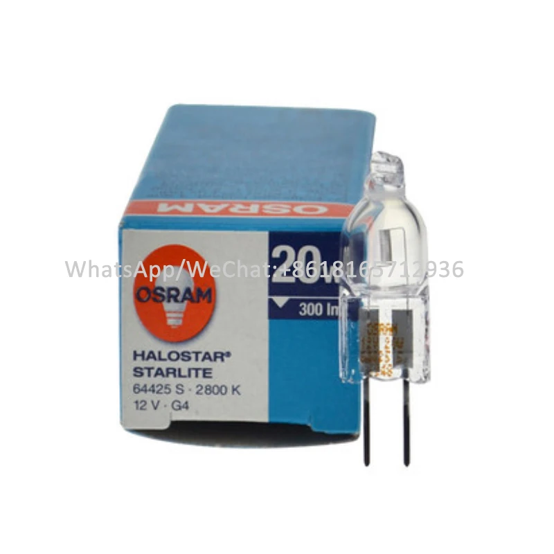 오스람 할로겐 램프 64425S 64425 S 12V20W G4 2800K 300LM 광학 램프 그림자없는 램프 현미경 분광 광도계 텅스텐 전구| | - AliExpress