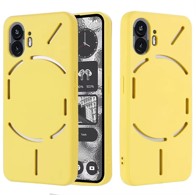 Liquid Silicone Cover For Nothing Phone 1 PHONE 2 Case Soft Back ...
