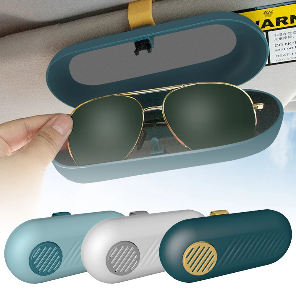 Car-Sunglasses-Case-Holder-In-The-Car-Glasses-Holder-Box-Sun-Visor-Car ...
