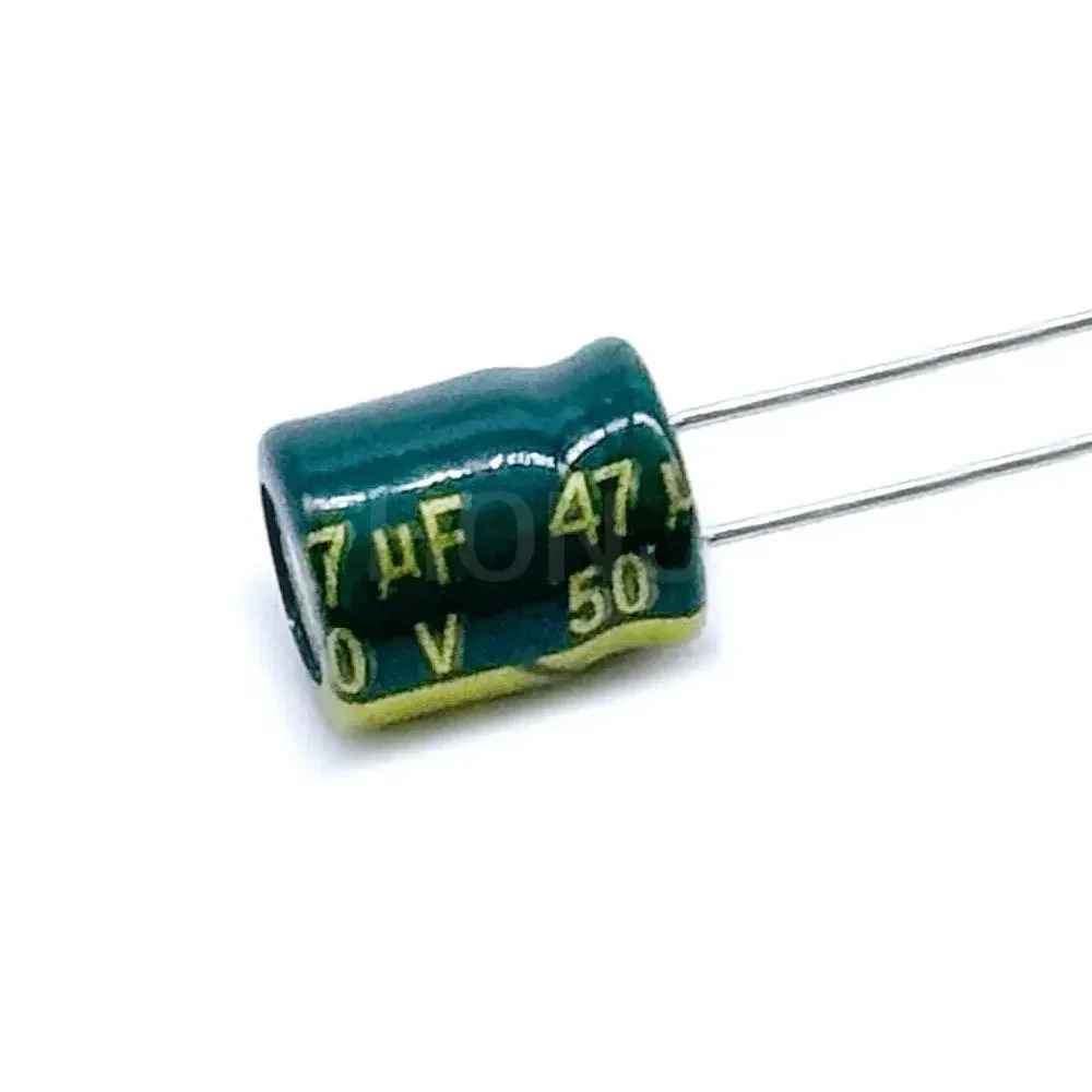 47uF 50V Aluminum Electrolytic Capacitor 6x7mm Low ESR High Frequency ...