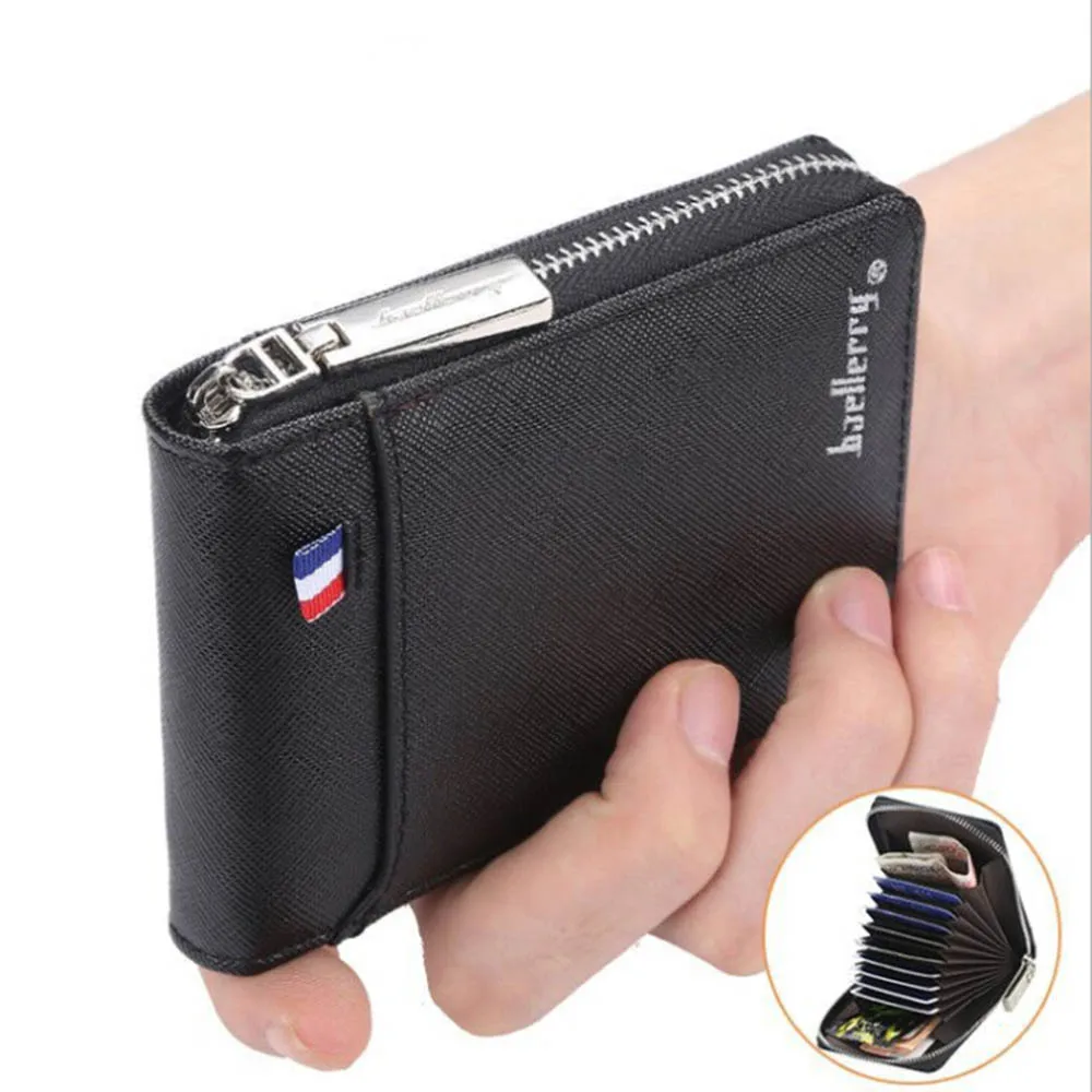 Fashion-Zipper-Men-s-Wallet-Small-Short-Credit-Card-Holder-for-Male ...
