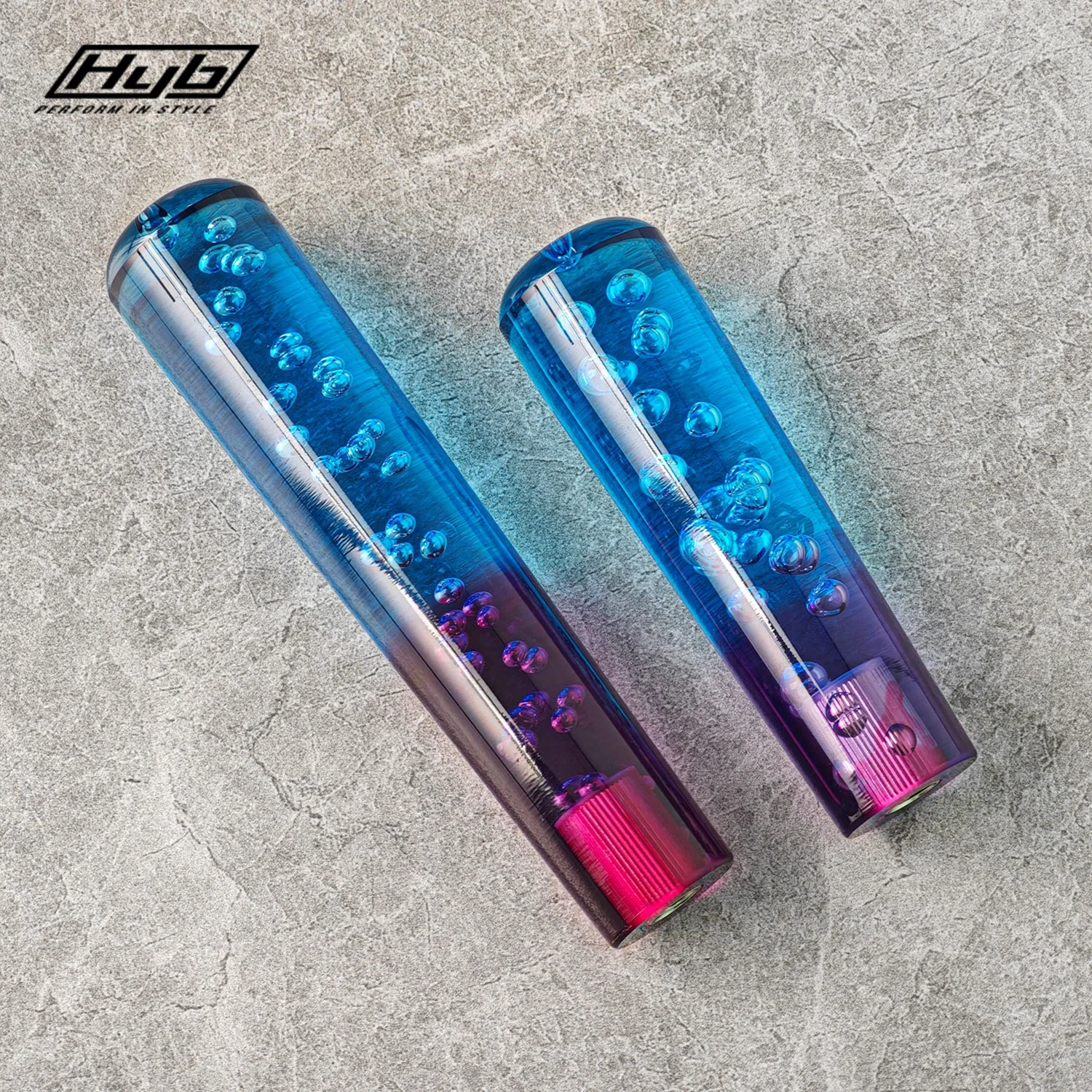 10/15/20CM JDM Crystal Bubble Transparent Shift Knob Universal Purple ...