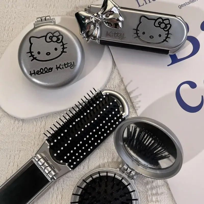 Hello-Kitty-Makeup-Sanrio-Folding-Hair-Comb-Hair-Styling-Mirror-My ...