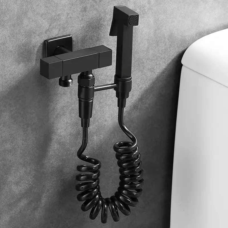 1-Set-Solid-Brass-Single-Cold-Water-Corner-Valve-Bidet-Faucets-Function ...