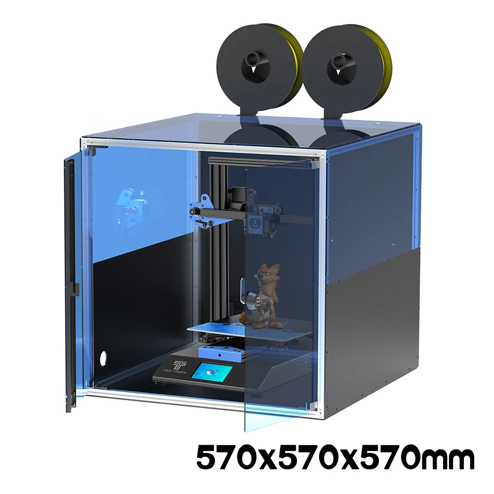 3D-Printer-Acrylic-Case-Enclosure-Insulation-Protective-Cover-Acrylic ...