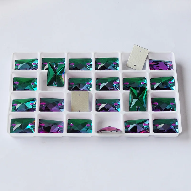 MSM-Crystal-Emerald-Rectangle-Flat-Back-Sew-On-Rhinestone-For ...