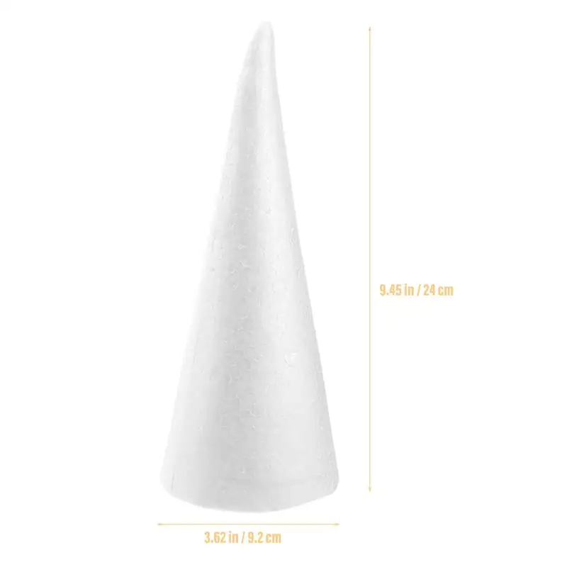 6pcs-24cm-Cone-Ring-Holder-Cone-Children-Cone-Craft-White-Crafts ...