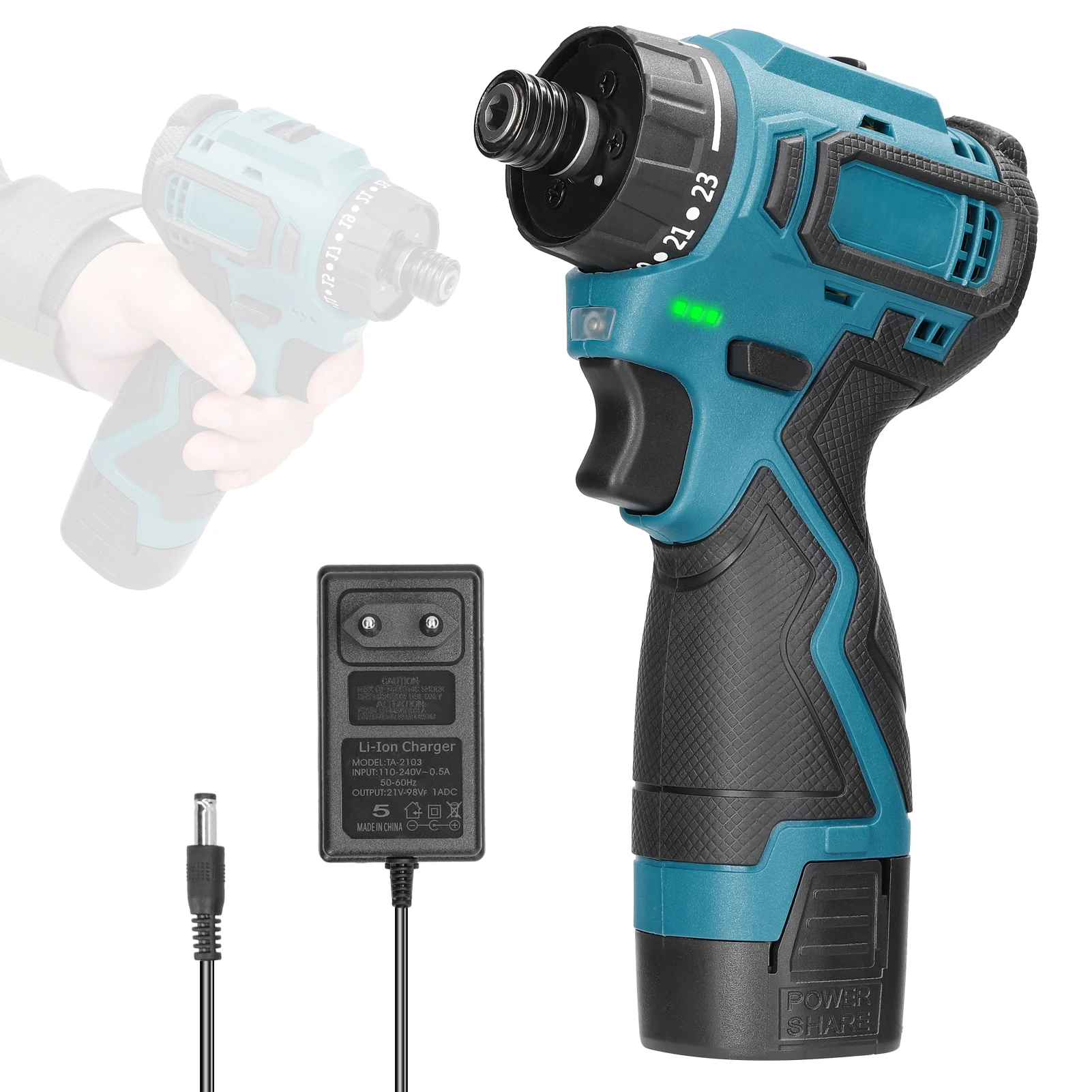 Destornillador-de-litio-de-18V-Motor-sin-escobillas-ajustable-destornillador-el-ctrico-para-tel ...