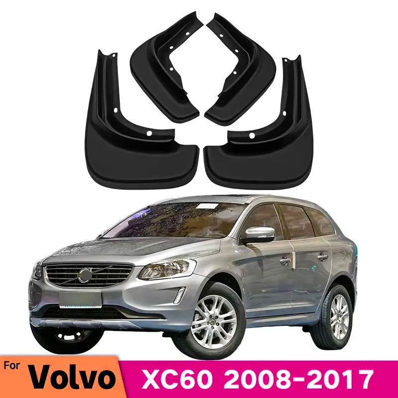 MudFlaps For Volvo XC60 2008 - 2019 2016 2017 2018 Mudguards Mud Flaps ...