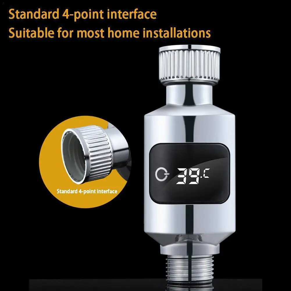 Shower-Head-Water-Temperature-Monitor-Electricity-LED-Display ...