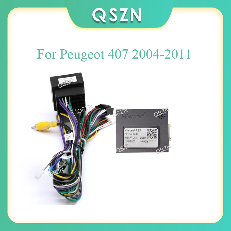 Car-Audio-16PIN-Power-Cord-Adapter-Audio-Power-Harness-With-Canbus-Box ...