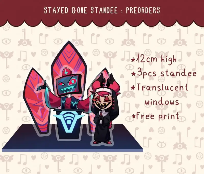 Акриловые фигурки Vox Alastor Keeppley | AliExpress