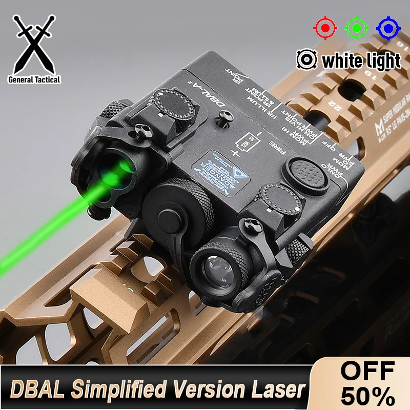 WADSN-Tactical-Airsoft-DBAL-A2-Red-Dot-Green-Blue-Indicator-White-LED ...