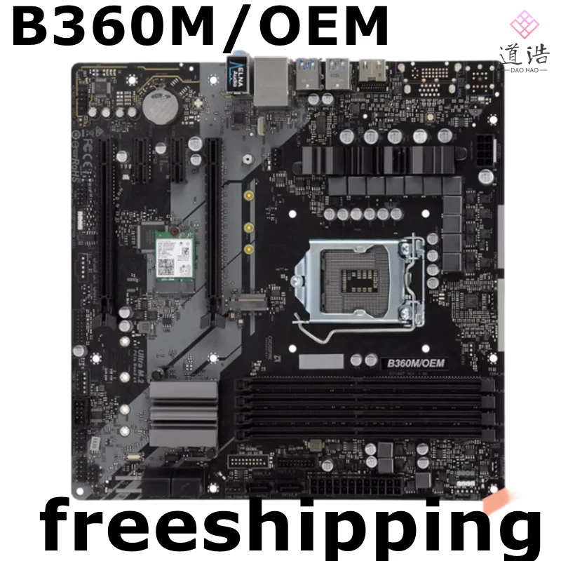 For-Asrock-B360M-OEM-Motherboard-LGA-1151-DDR4-Micro-ATX-B360-Mainboard ...