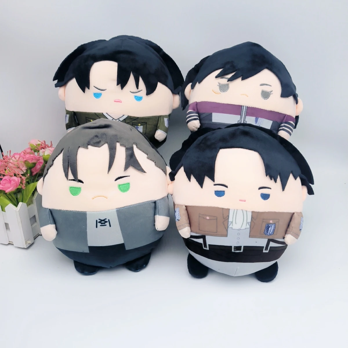Anime-Attack-on-Titan-Plush-Doll-EREN-MIKASA-Levi-Ackerman-Stuffed-Toys ...