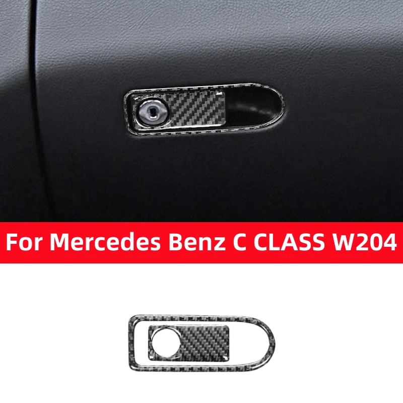 Carbon Fiber Glove Box Handle Switch Button Panel Sticker Interior Trim ...