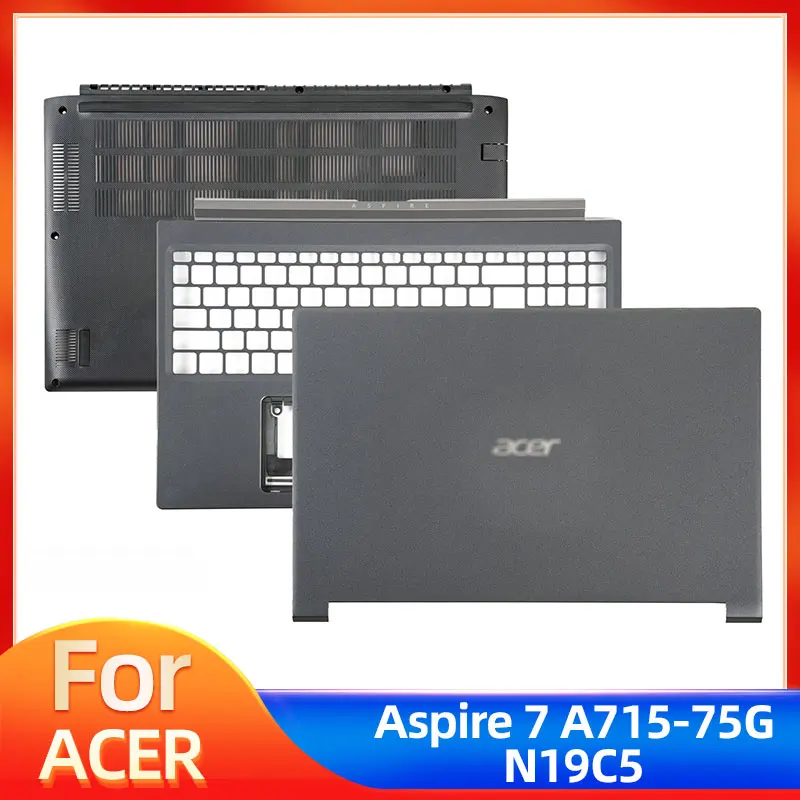 New Original LCD Back Cover Palmrest Upper Cover Bottom Case Cover For ...