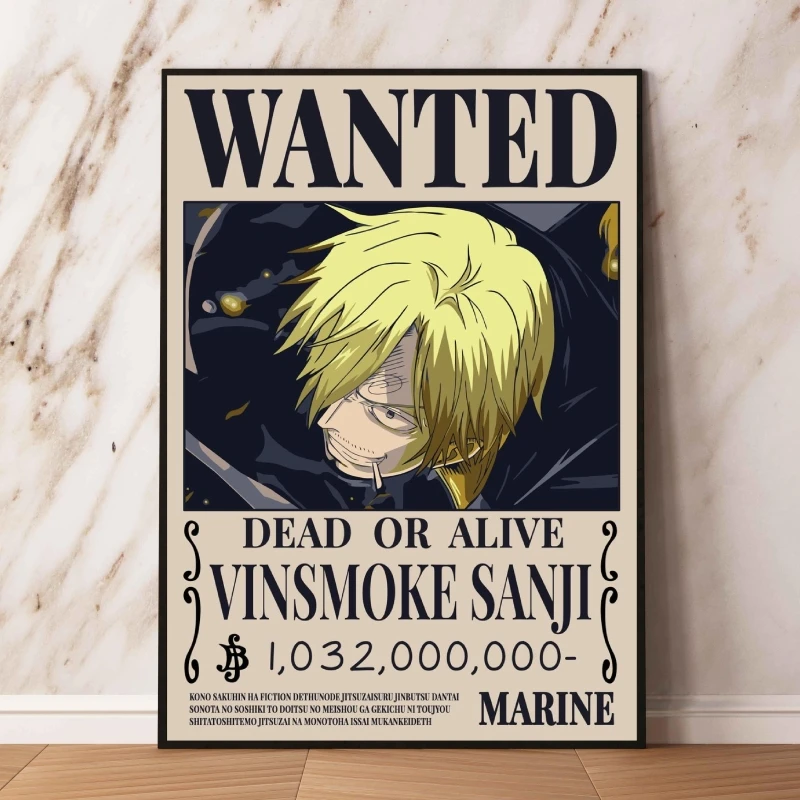 One Piece Wanted Posters Sanji