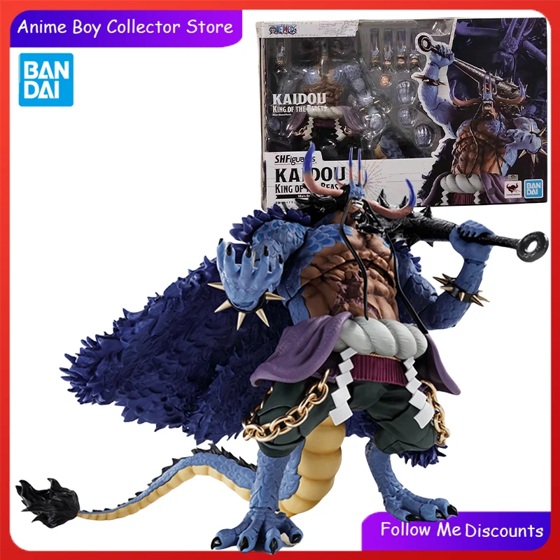 Bandai-Anime-Action-Figure-Toys-para-Crian-as-SHF-Original-KAIDOU-KING ...