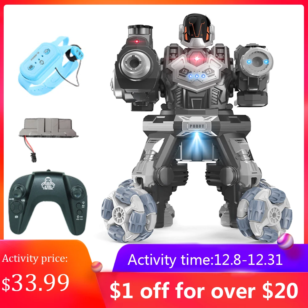 Robot-Toy-2-4G-Remote-Control-Robot-4-Wheel-Drive-Water-Bomb-Spray ...
