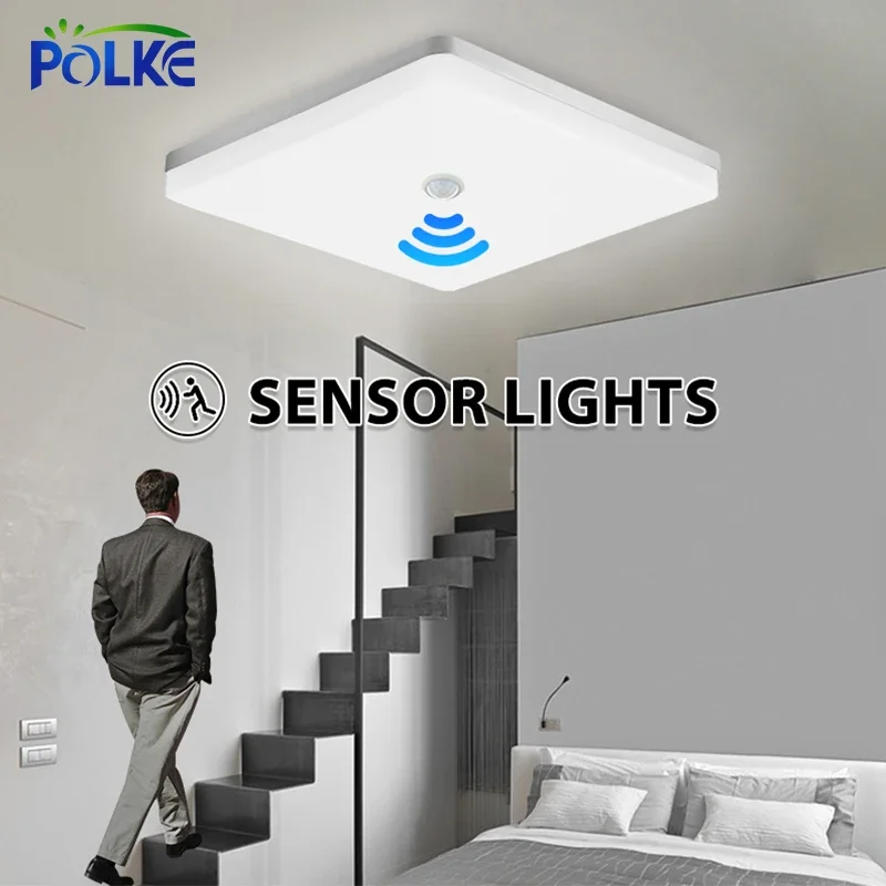 Radar-Sensor-LED-Ceiling-Lights-Auto-Delay-Motion-Sensor-Light-Smart ...