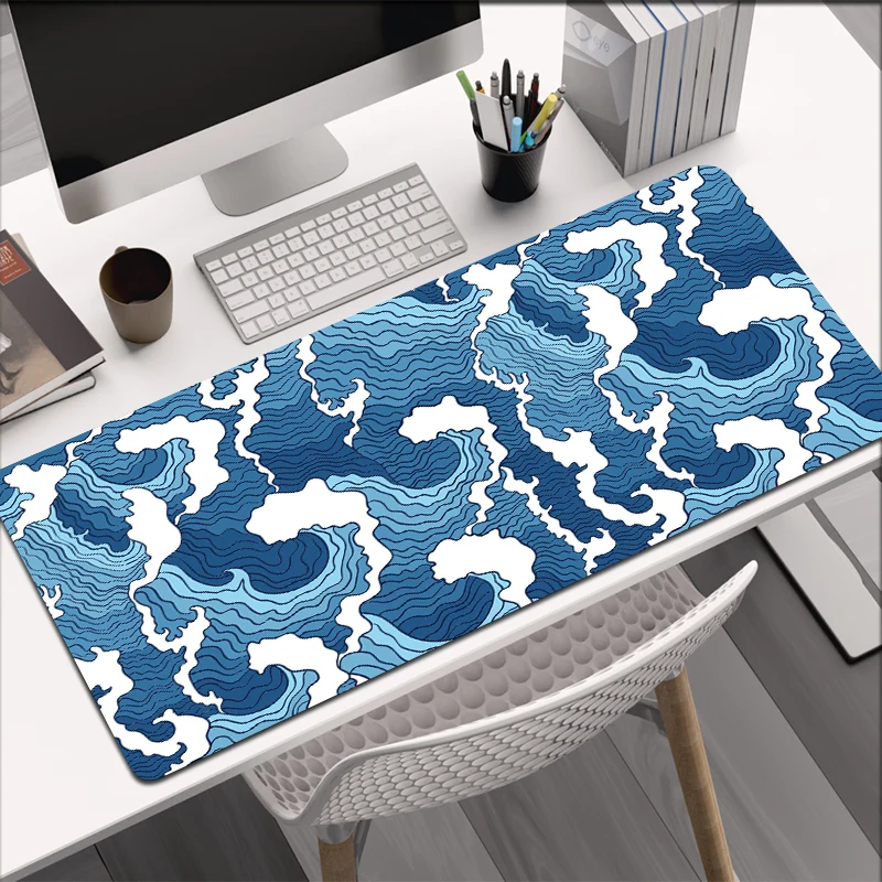 Blue-Waves-Mouse-Pad-Gamer-XL-Custom-Large-New-Mousepad-XXL-Desk-Mats ...