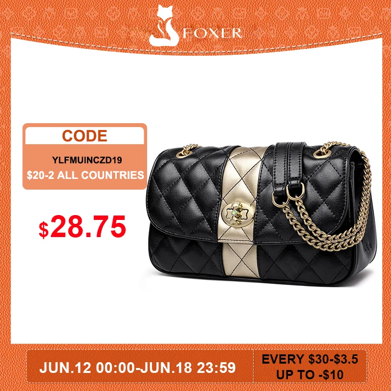 Foxer Handbag Leather Women | Cow Leather Crossbody Bag | Foxer ...