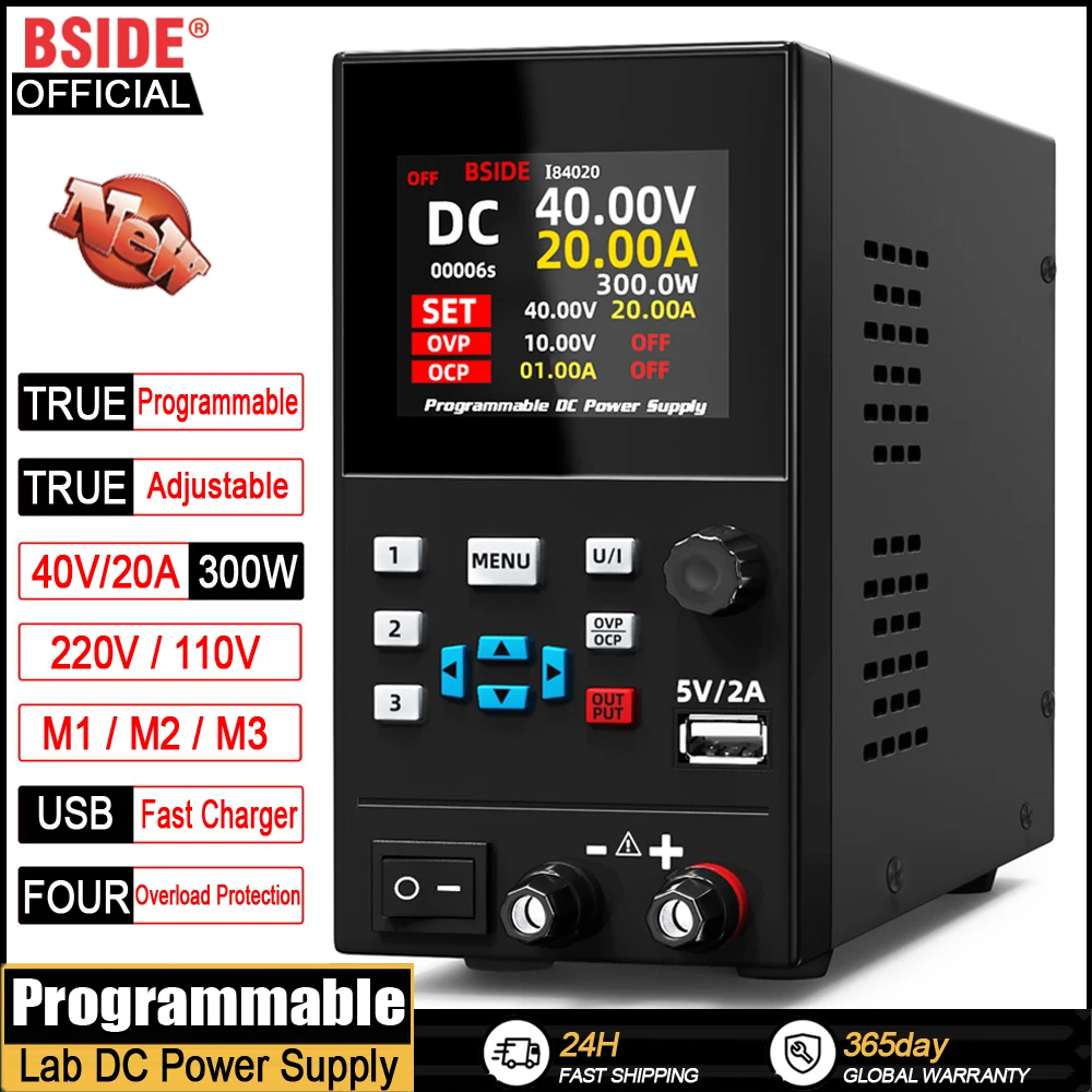 BSIDE-DC-Laboratory-Regulated-Power-Supply-Programmable-30V-10A-40V-20A ...