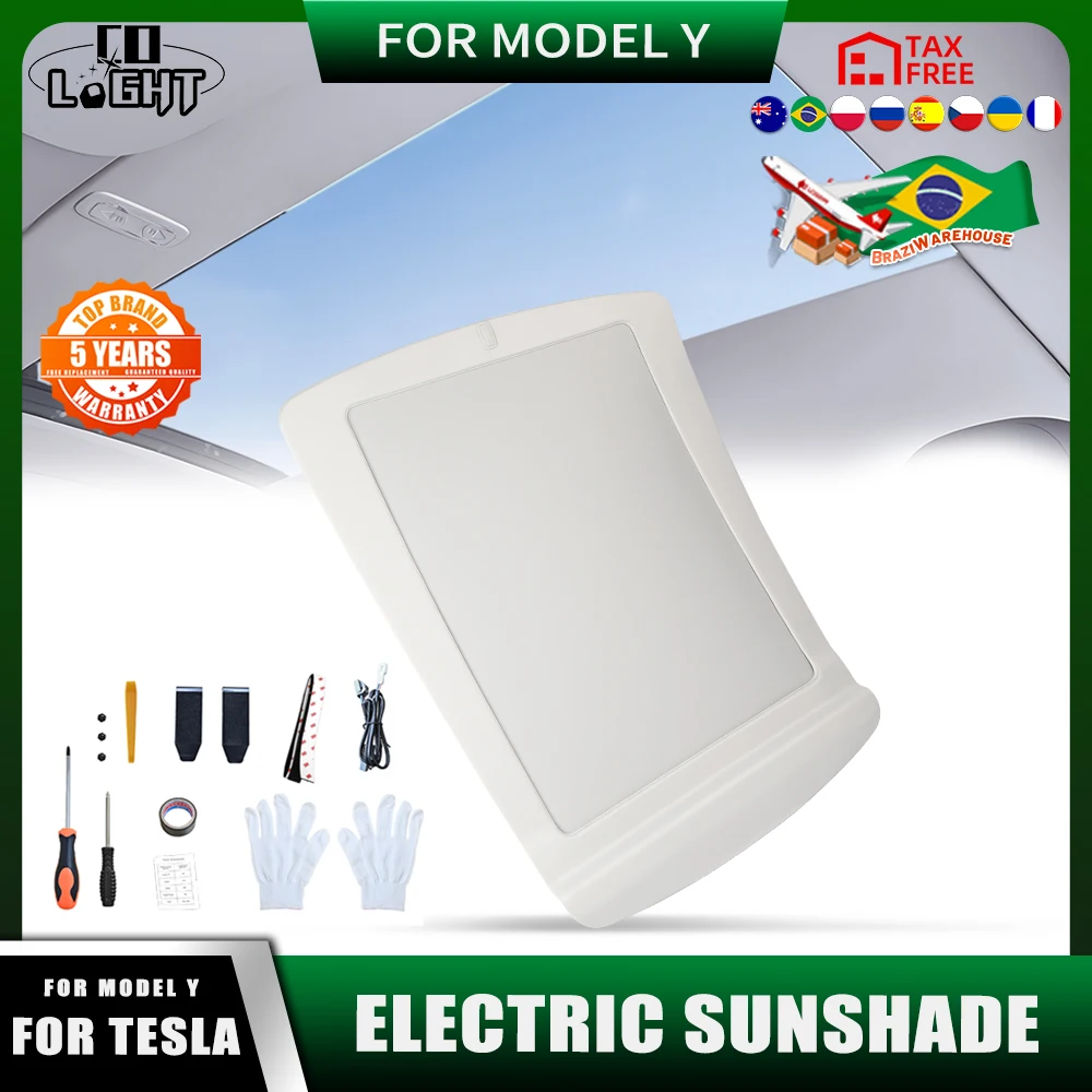 CO-LIGHT-Electric-Sunshade-Roof-for-Tesla-Model-Y-Retractable-Sunshade ...