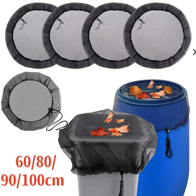 60/100cm Outdoor Mesh Cover Netting For Rain Barrels Water Collection ...