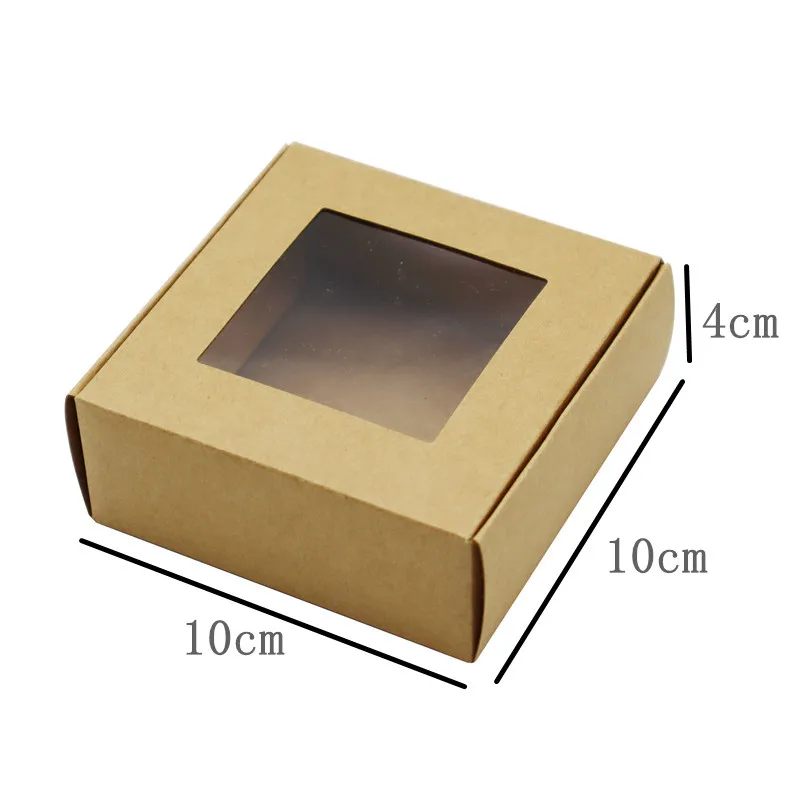 Various sizes Kraft Paper Packing Gift Boxes, DIY Candy/Wedding/Party ...