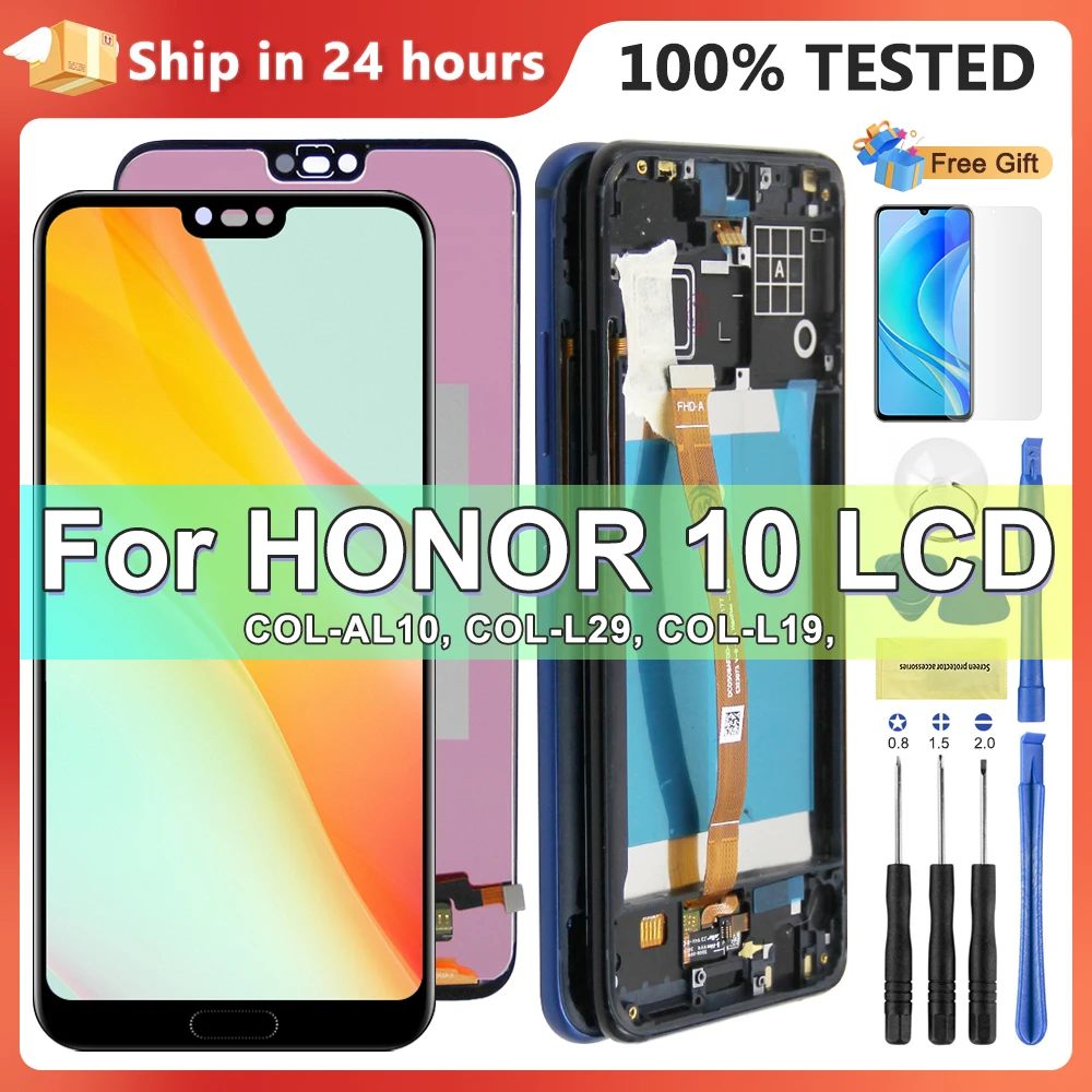 5-84-Original-For-Honor-10-LCD-with-Fingerprint-Display-Touch-Screen ...