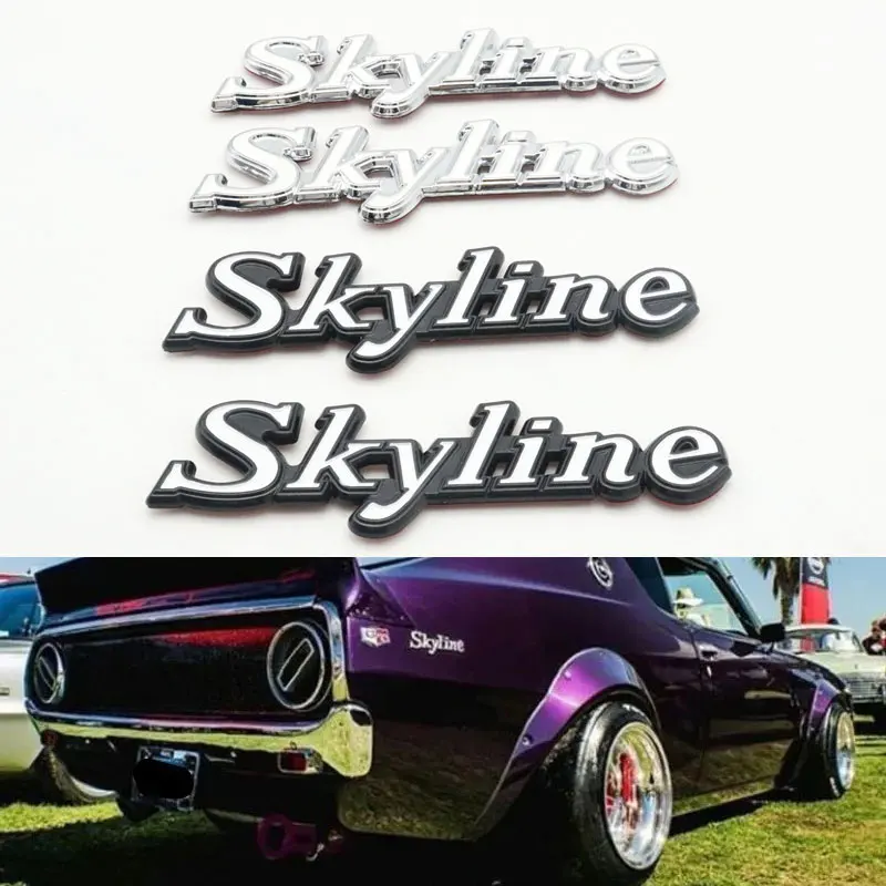 For Skyline GTR GT-R Emblems Fit for C210 C110 240k Datsun Badge ...