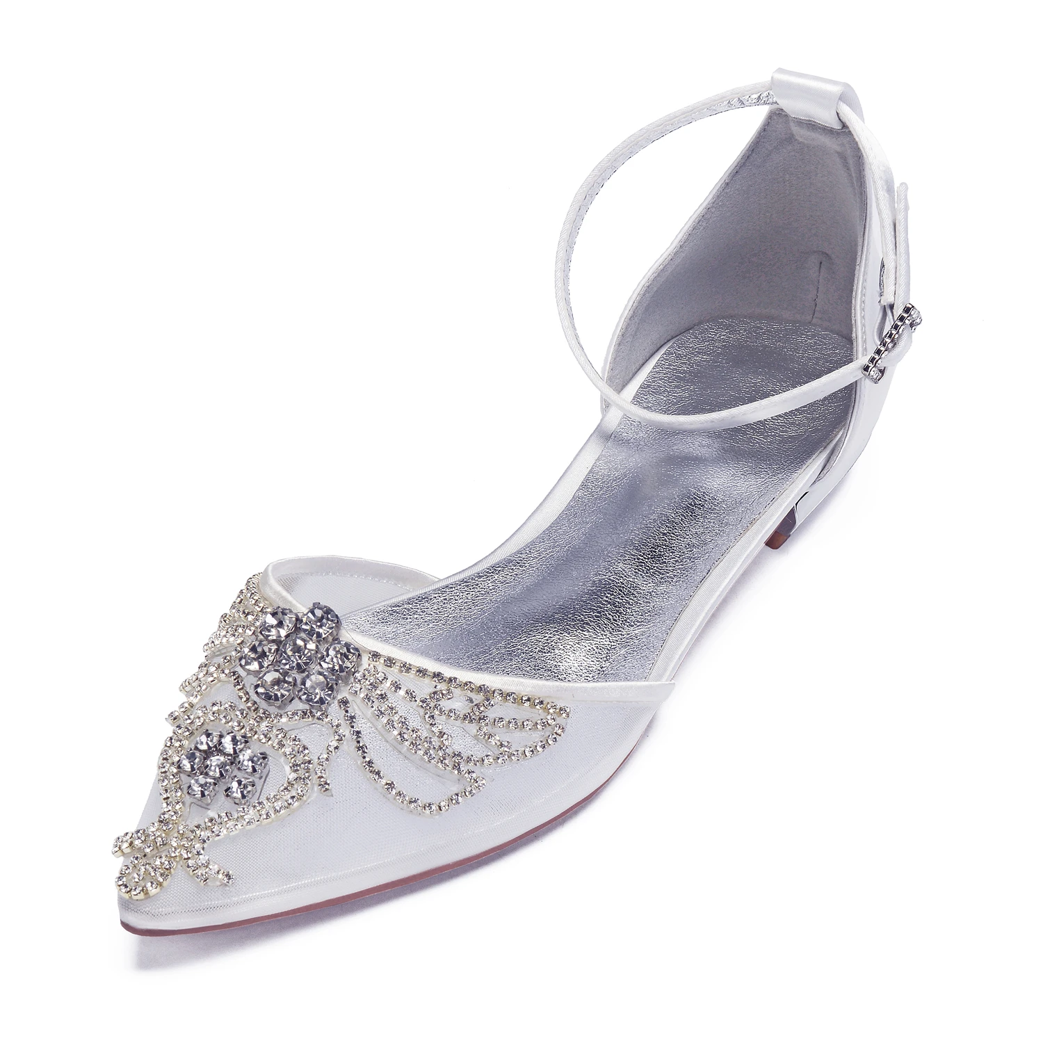 Sommer-Feinen-Kristall-Mesh-Tuch-Hochzeit-Braut-Wohnungen-Schuhe-Frauen ...