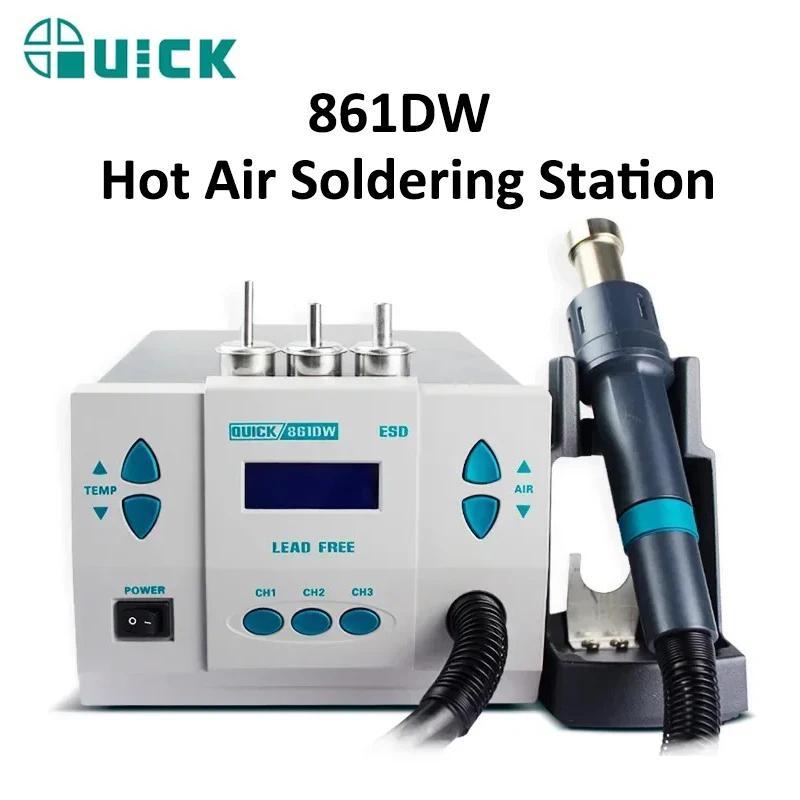QUICK-861DW-Professional-Soldering-Station-Digital-Display-For-PCB-Chip ...