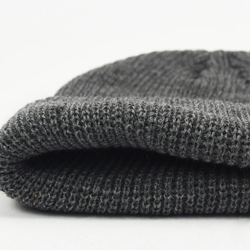 Knitted Hat For Men Women Caps Wool Fashion Simple Warm Sports Caps ...