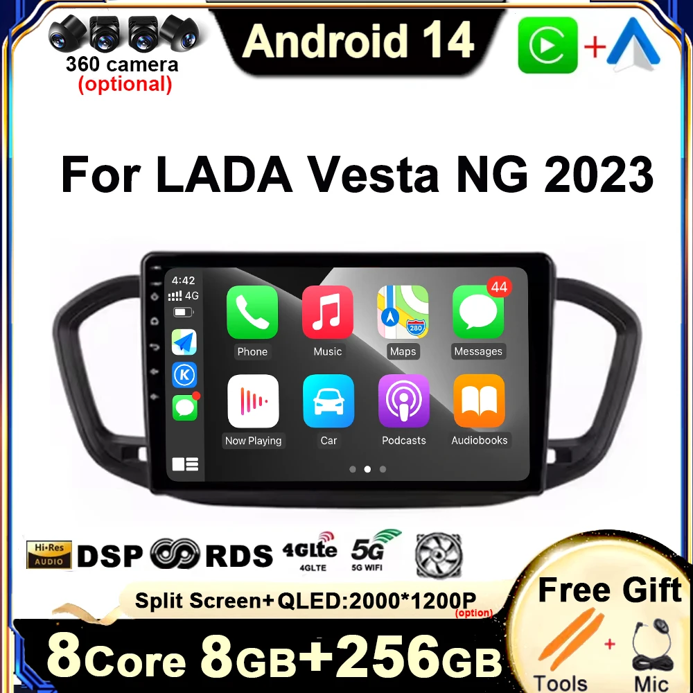 Android-14-Car-Radio-For-LADA-Vesta-NG-2023-Carplay-Auto-WIFI-4G-BT ...