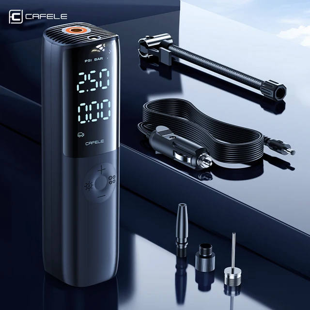 CAFELE Car Air Compressor Portable Tire Air Pump Car Tire Air Injector ...