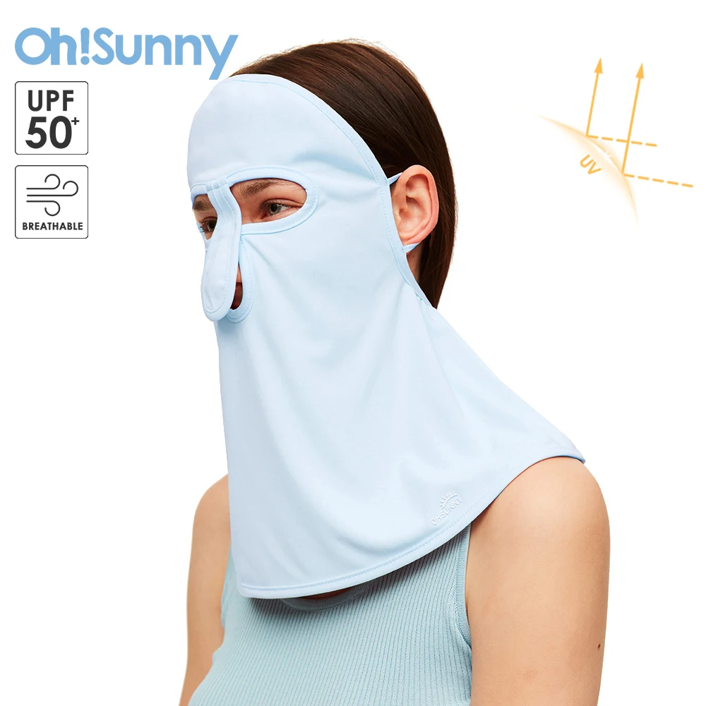 OhSunny-Full-Face-Cover-Sun-Protective-Scarf-Breathable-UV-Protection ...