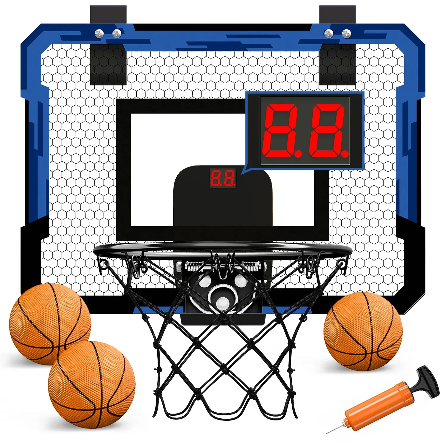 Ring-Basketball-Hoop-Wall-mounted-Indoor-Training-Home-Kids-Basketball ...